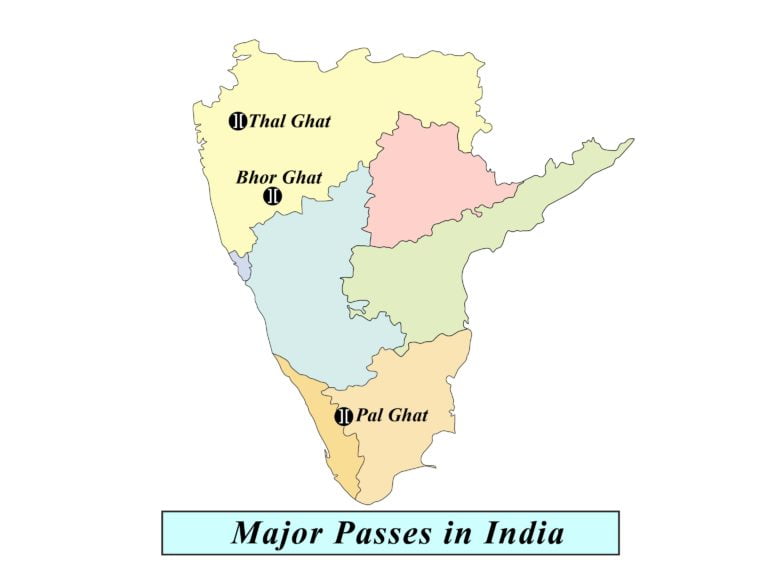 Mountain passes: Important passes in India | Geography4u.com